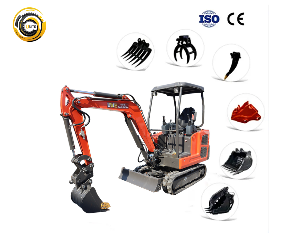 3.5ton small excavator used for farm garden agriculture high efficiency ...