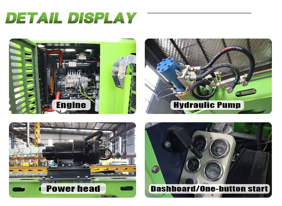 Hydraulic telescopic solar pile driver is suitable for a variety of ...