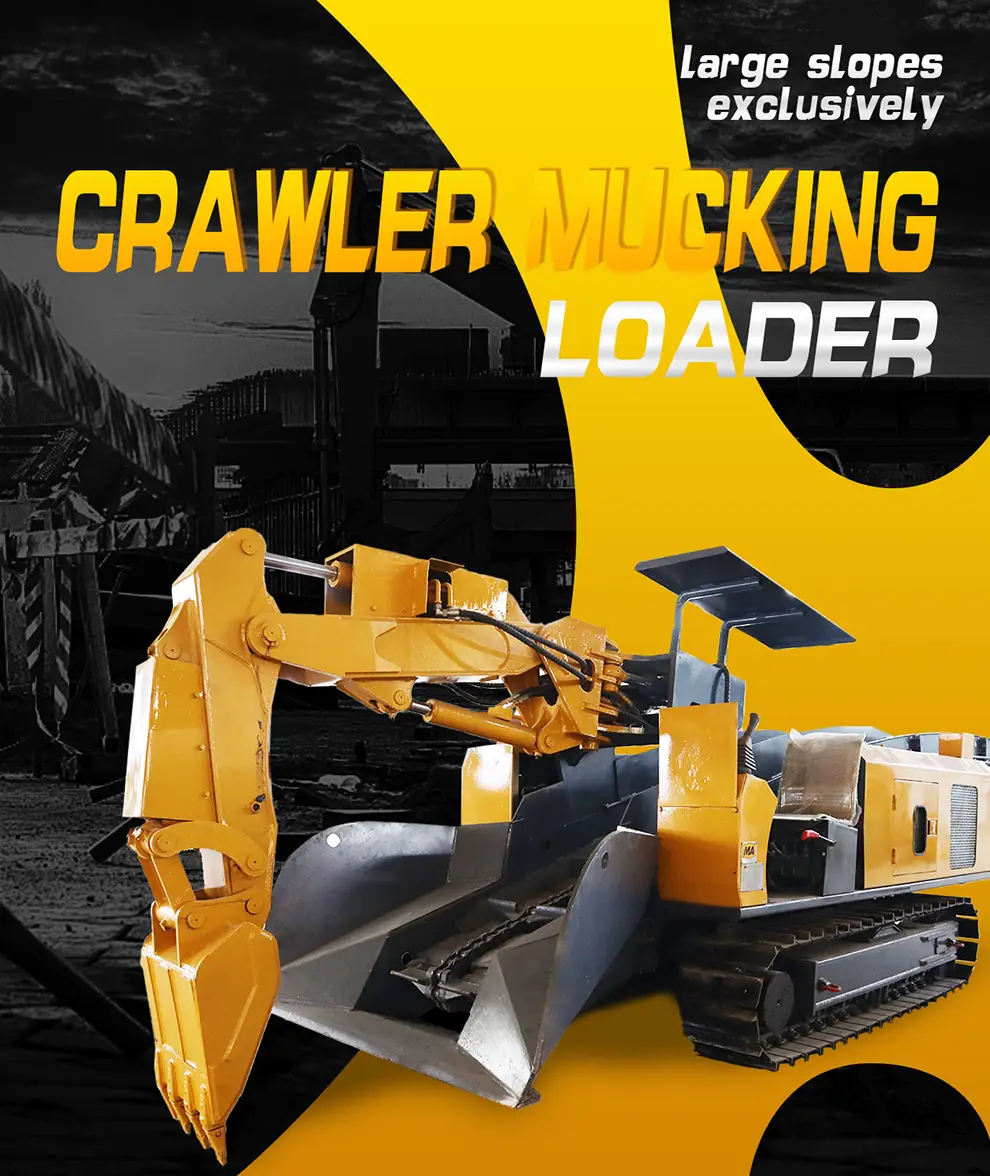 Underground And Above Ground Mucking Loader 80/30L Crawler Haggloader ...