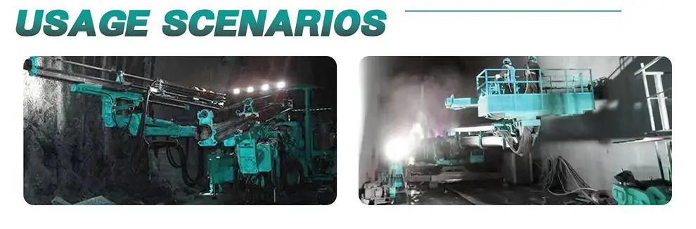 Small tunnel drilling rigs are used for tunnel blasting construction ...