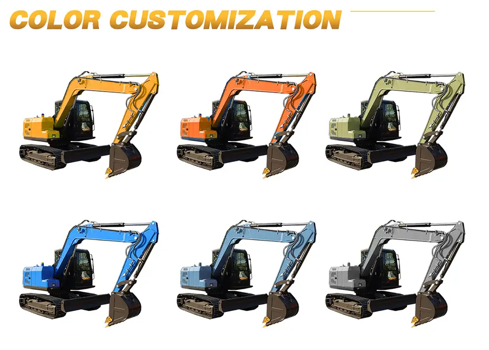 Construction 15ton excavators can be customized with brand and cab with ...