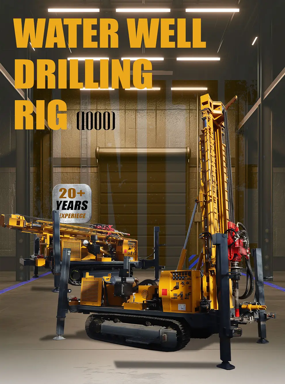 1000m water well drilling rig mining drilling equipment export price ...