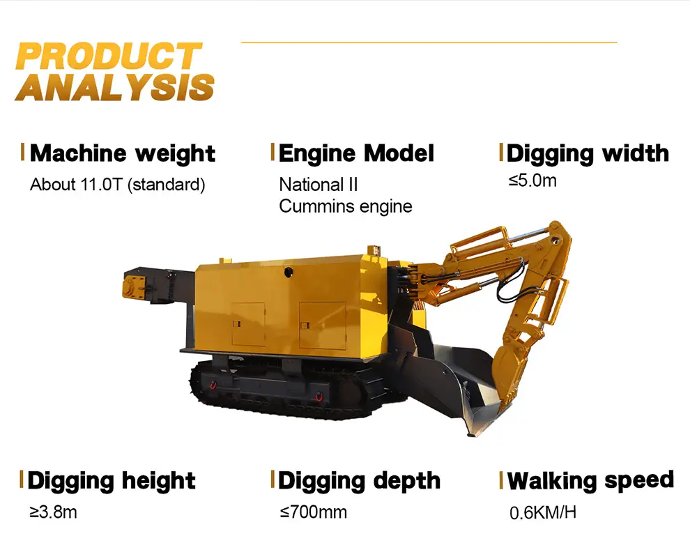 New Type Customized Crawler Mucking Loader for Tunneling and Coal Mine ...