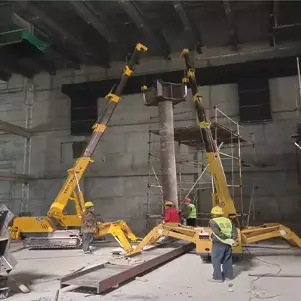 10 ton spider crane Compact crawler crane for heavy lifting jobs in ...