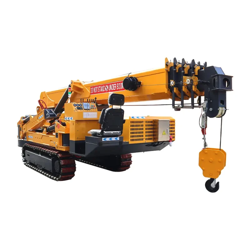 10 ton spider crane Compact crawler crane for heavy lifting jobs in ...